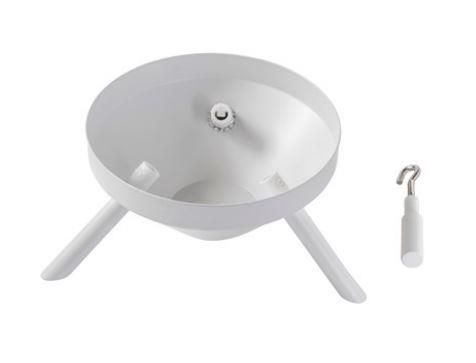 Takkopp med utgang for 3 lamper hvit - Nortronic AS
