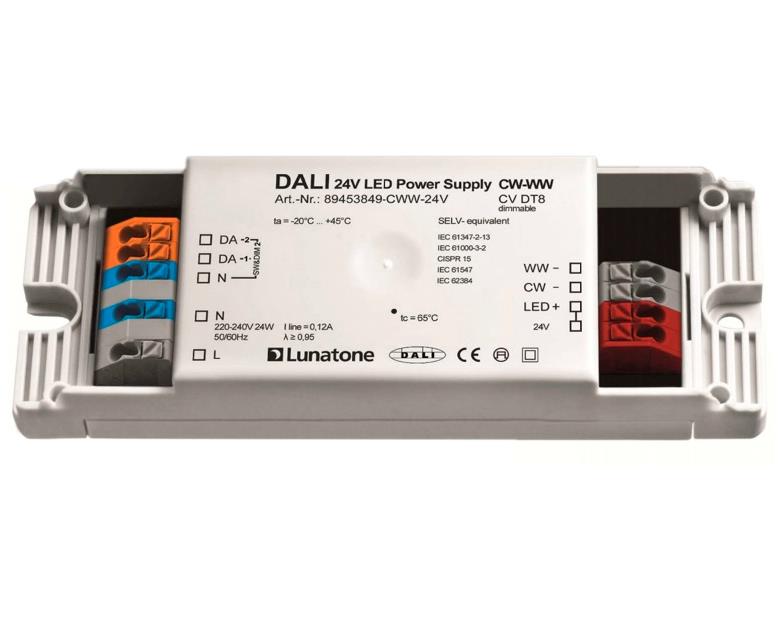 LED driver 24V 25W TW DALI/Impuls Impuls, DALI - Nortronic AS